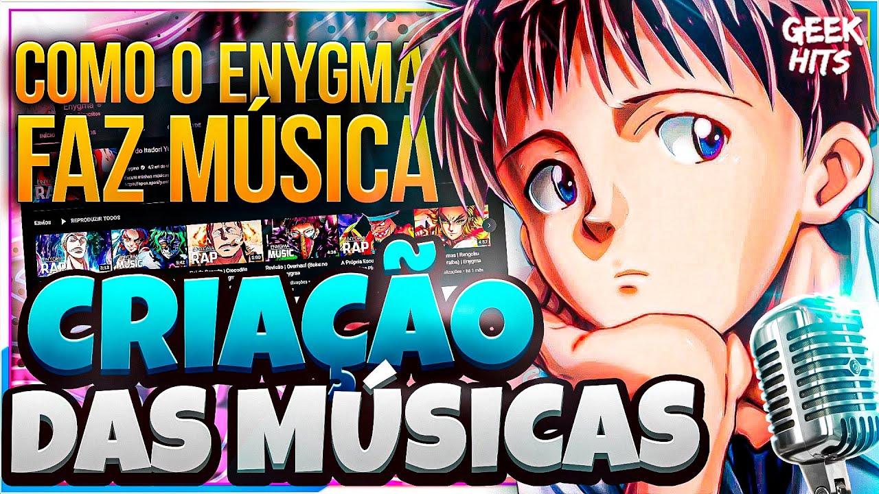 Enygma 'ENSINA' como FAZER RAP GEEK! 🎤 *como ele cria as suas músicas 😼 ...