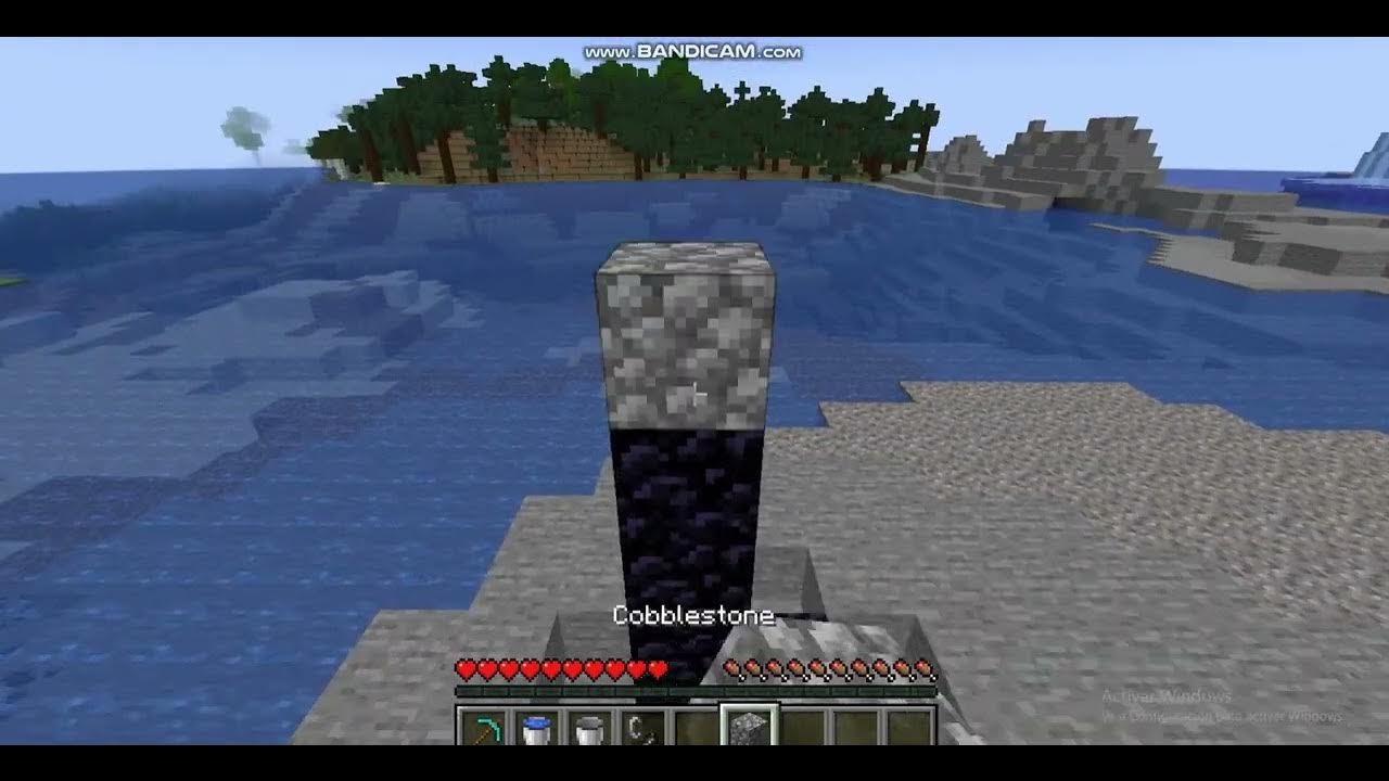 Minecraft Basics 76 - How to make a Nether Portal with buckets - YouTube