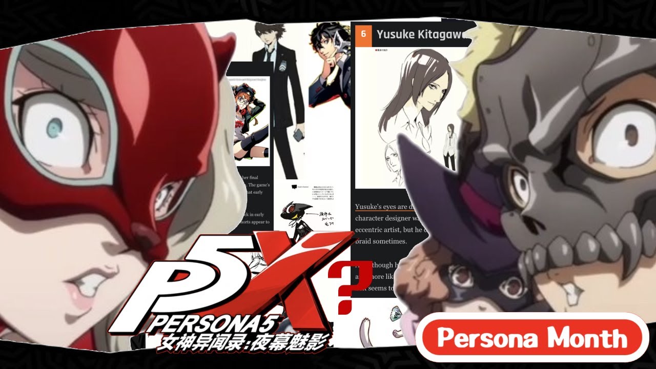 Persona Month: Persona 5 Character Concept Designs - YouTube