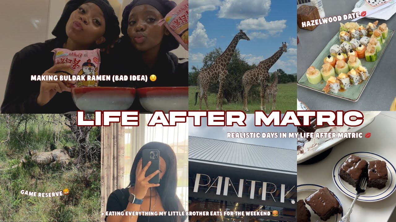 LIFE AFTER MATRIC | Spend a weekend with me🍒 - YouTube