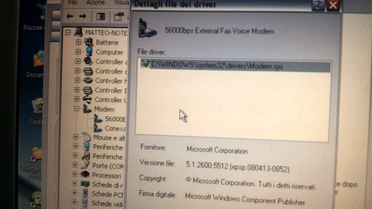 modem analogico 56kb 5600bps data\fax\voice in funzione senza linea su ...