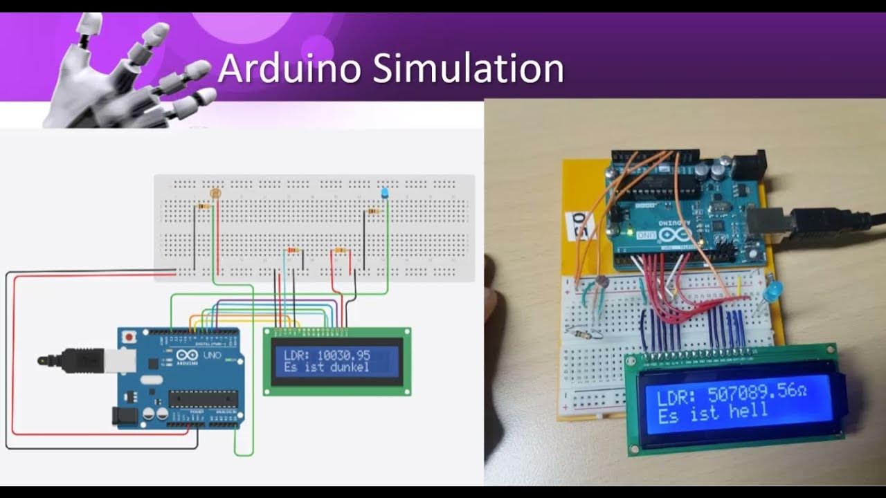 How To Use Photo Resistor LDR with Arduino and TinkerCad To Control LED ...