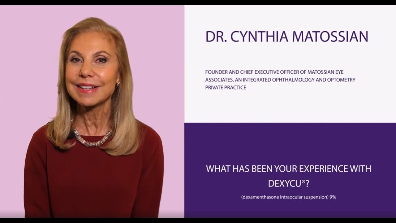What Has Been Your Experience with DEXYCU? - YouTube