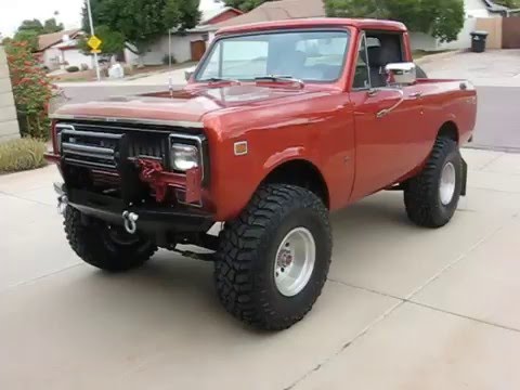 1975 Scout II With New 35" Cooper STT Pro Tires - YouTube