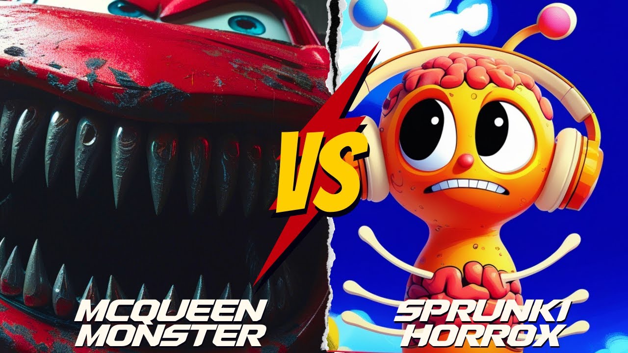 McQueen Monster Mutated 🆚 Sprunki Horrox - Duel EXE Challange 🏆 - YouTube