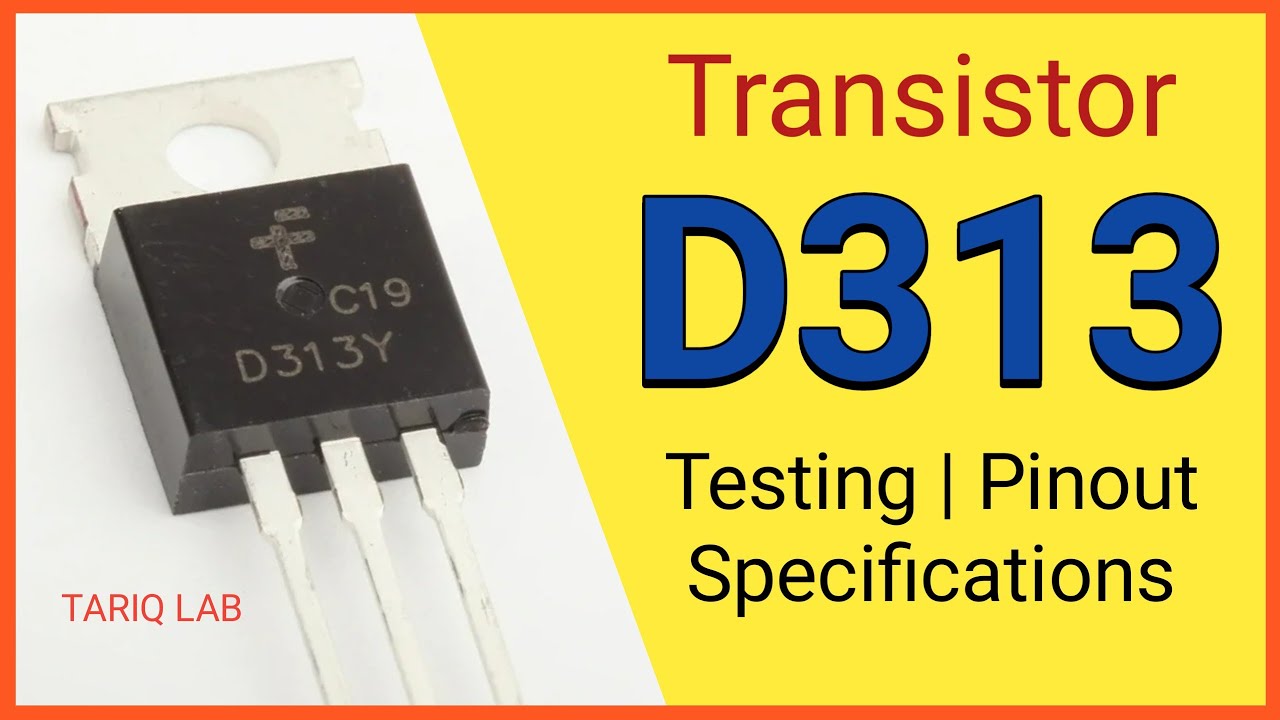 How to test D313 transistor - YouTube