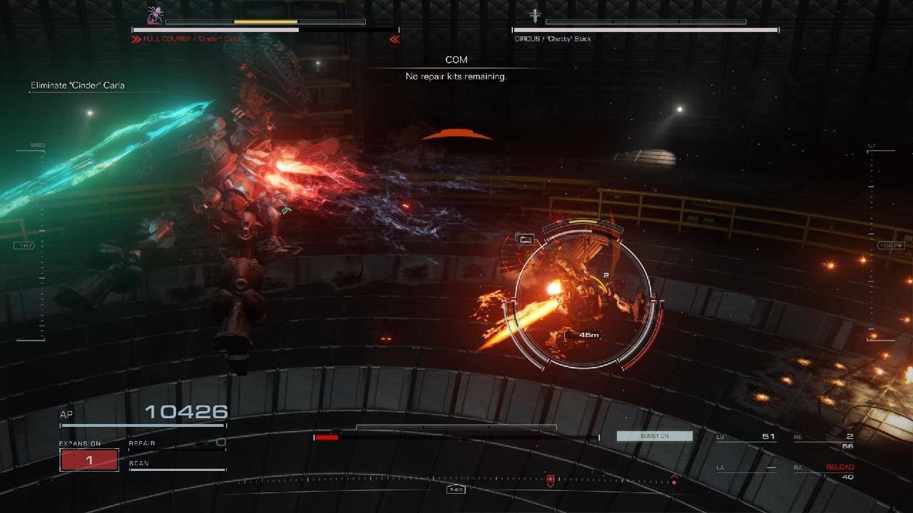 ARMORED CORE VI | FULL COURSE / Cinder Carla & Chatty Stick - Boss ...