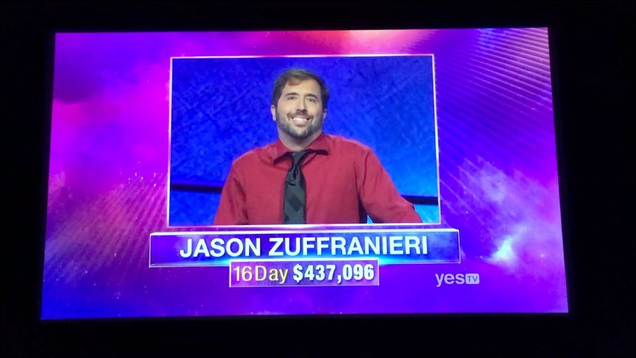 Jeopardy intro, Jason Zuffranieri DAY 17 (9/23/19) - YouTube