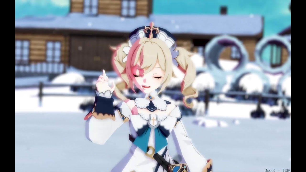 【Genshin Impact MMD/4K/60FPS】Barbara【Booo！】 - YouTube Music