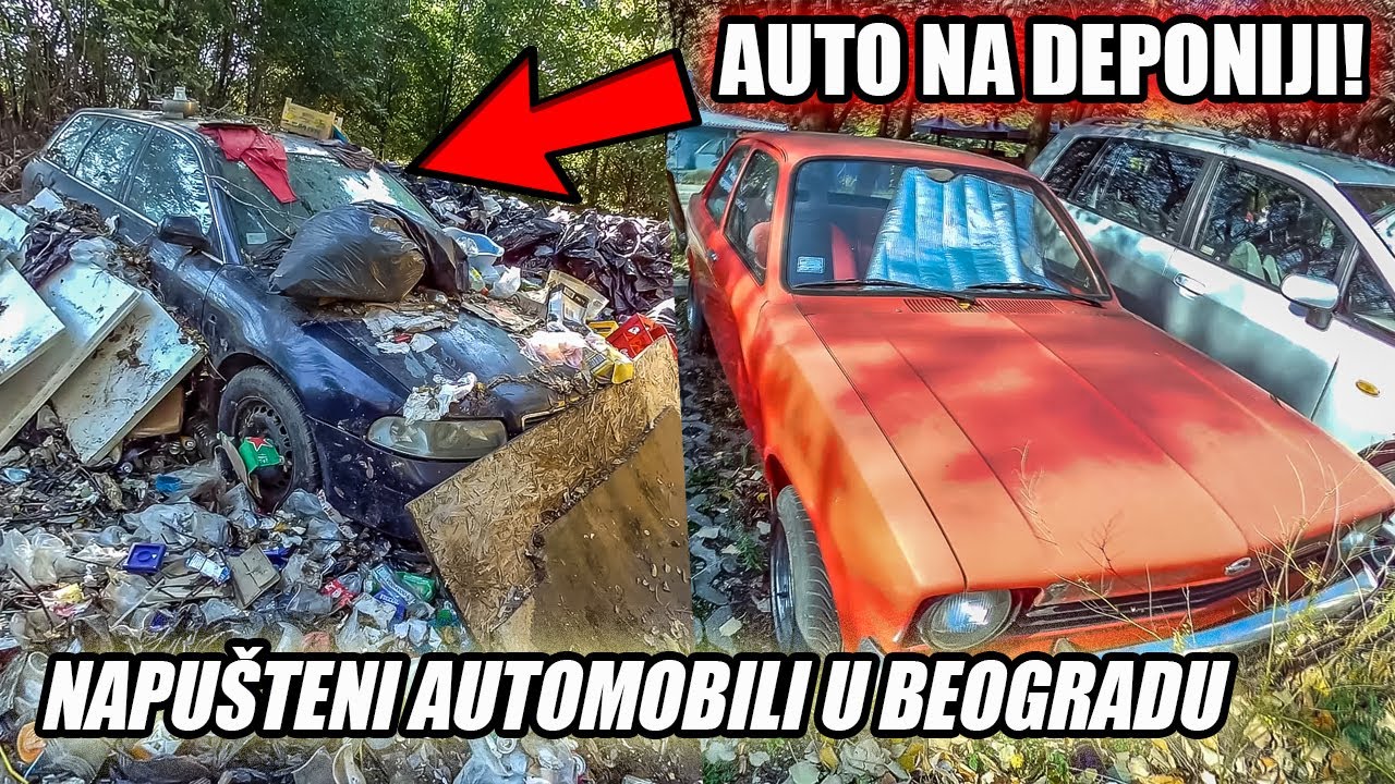 AUTO NA DEPONIJI? NAPUŠTENI AUTOMOBILI U GRADU - YouTube
