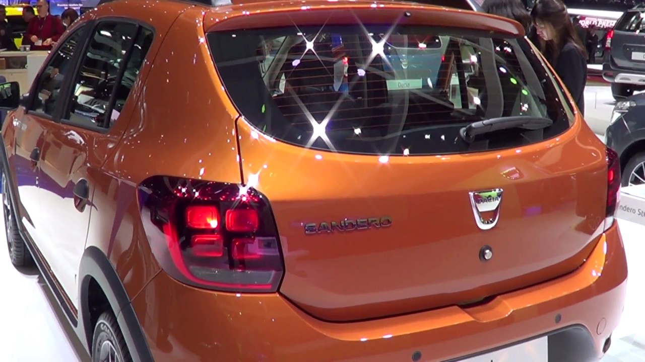 Dacia Sandero Stepway Geneva 2017 Facelift Led New Color palet - YouTube