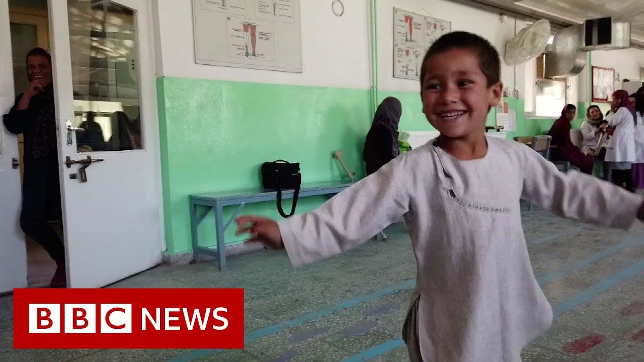 Dancing Afghan amputee boy goes viral - BBC News - YouTube