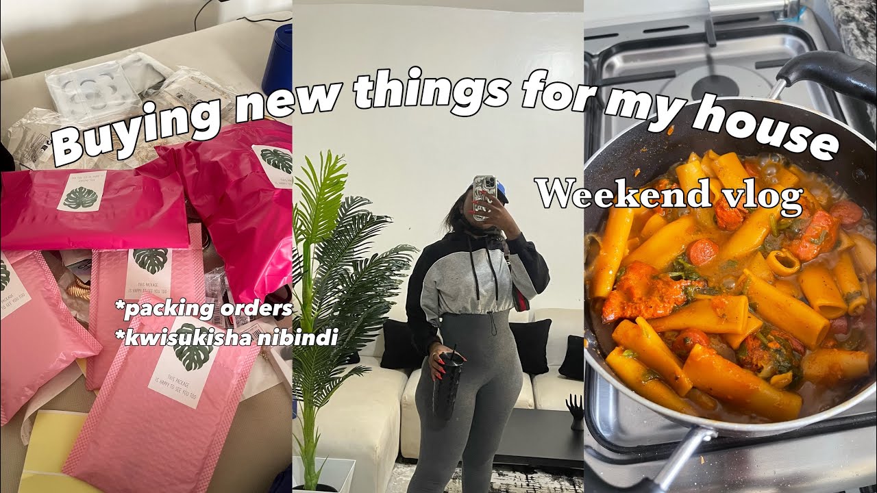 VLOG: kwisukisha, kugura imitako yo munzu , guteka nibindi | Teta nice ...