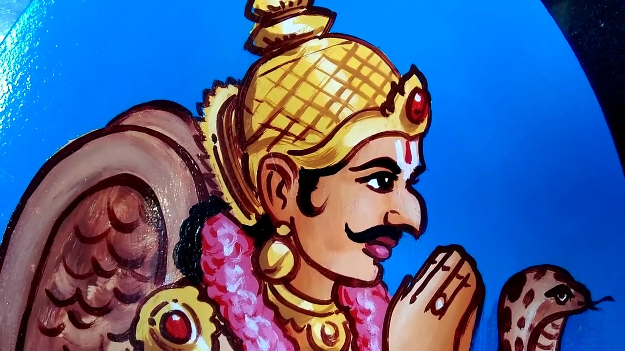 hanuman and garuda painting gallery view balajarts - YouTube