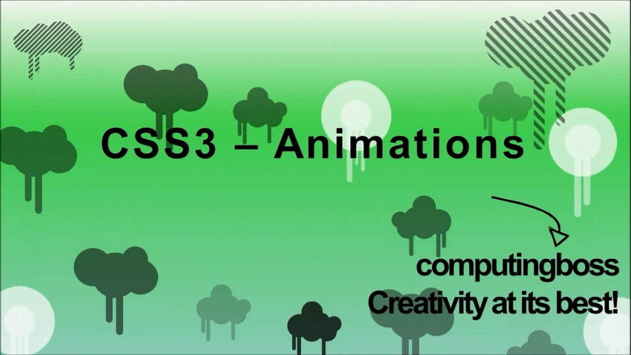 Css3 Animations Youtube