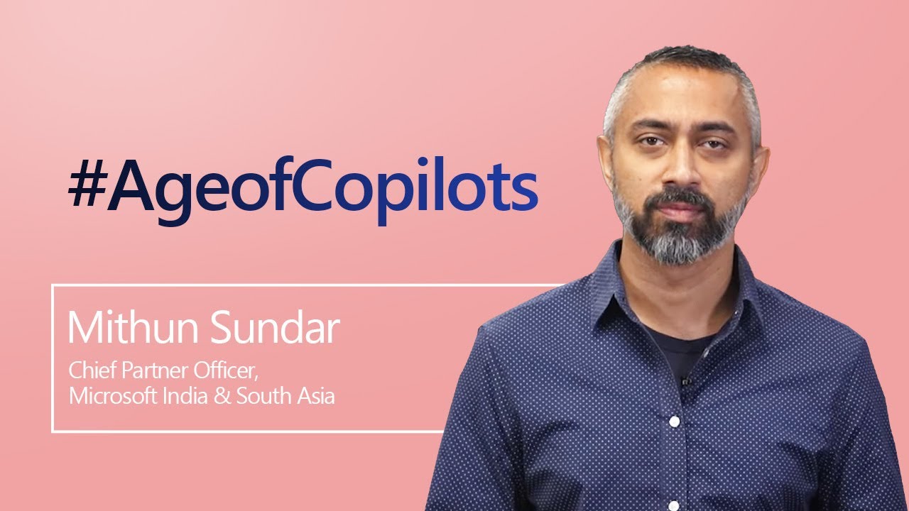 Discover Copilot Studio | Mithun Sundar | Age of Copilots - YouTube