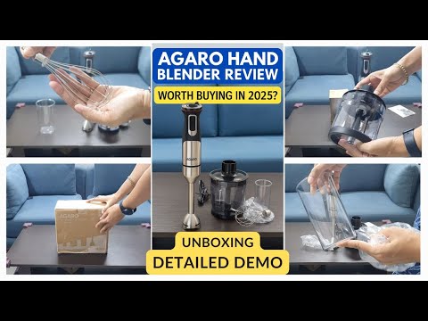Agaro Hand Blender with Chopper Unboxing, Honest Review & Demo | Worth it or a Waste ?
