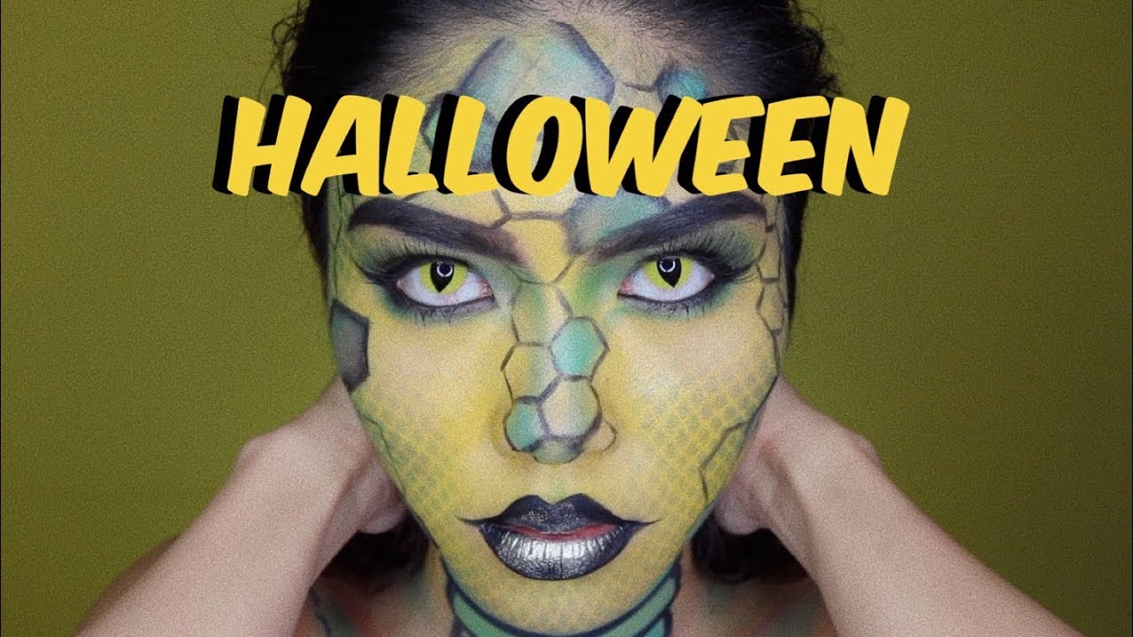 HALLOWEEN SERPENT MAKEUP | EVERYTHINGBEAUTYXO - YouTube