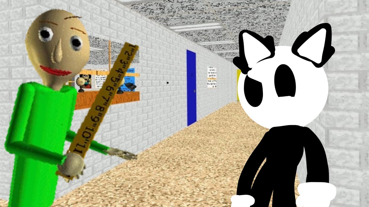 I play Baldi’s basics in education and learning game play !!!! - YouTube