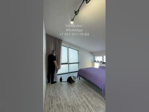 Карниз для штор на косое окно с раздвижным механизмом - YouTube