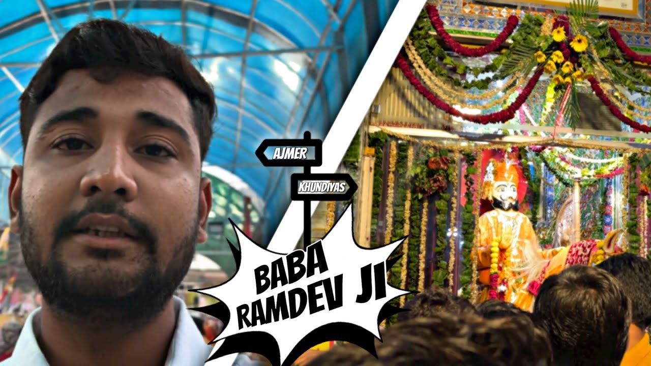 Rajasthan biggest fair / Baba ramdev mandir khundiyas - YouTube