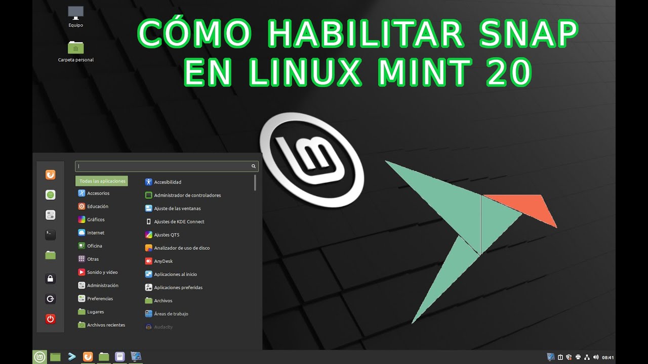 Cómo habilitar el soporte a SNAP en Linux Mint 20 - YouTube