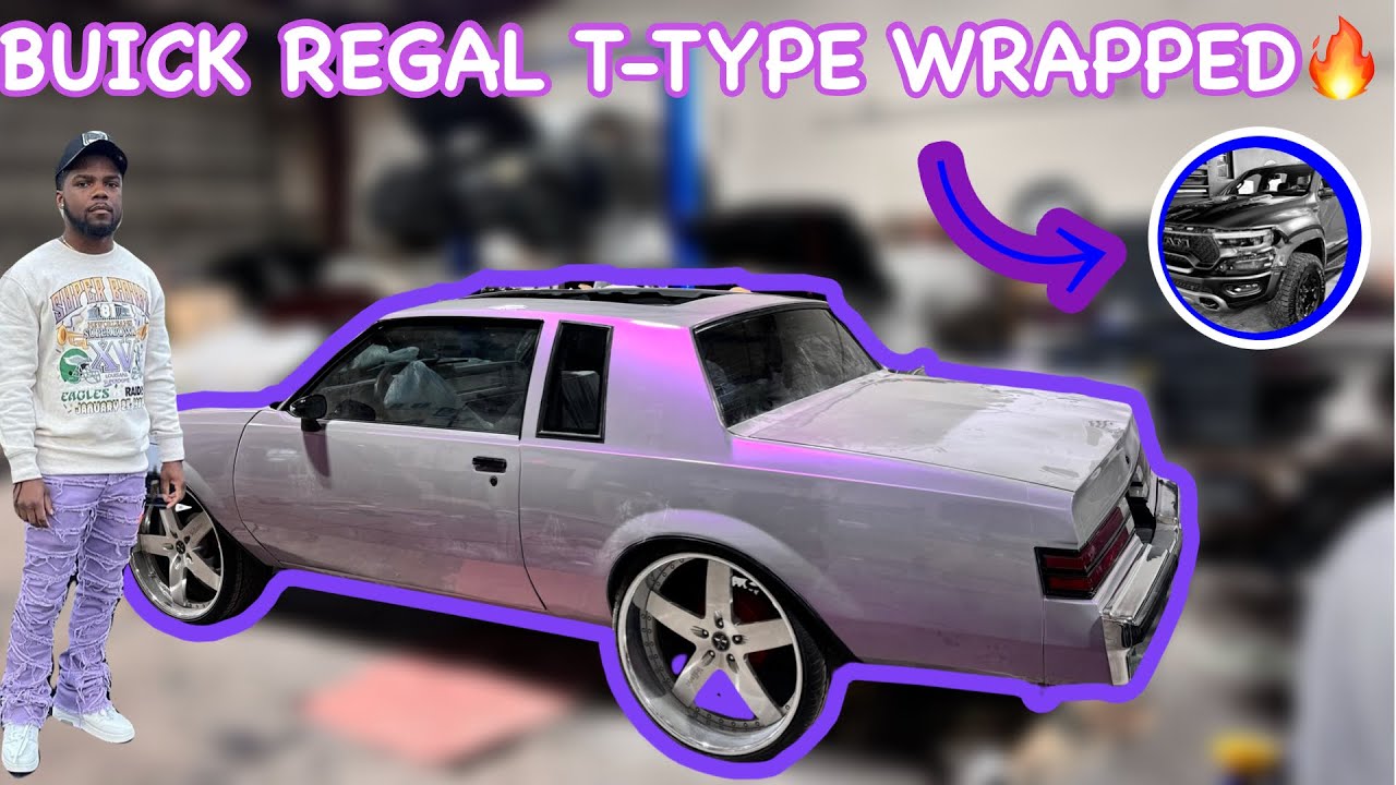 WRAPPING A OLDSCHOOL GBODY AND REVELING THE RAM TRX COLOR 🔥😮 - YouTube