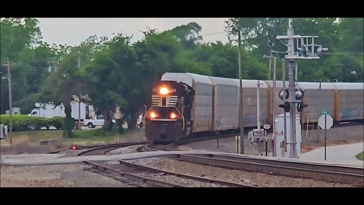 NS 28R Intermodal Taylors, SC and E08 Greer, SC - YouTube