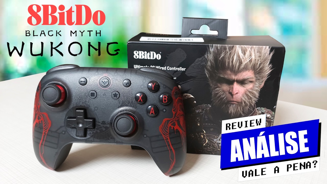NOVO Controle 8BitDo Black Myth Wukong é LINDÃO, mas VALE A PENA? VEJA ...