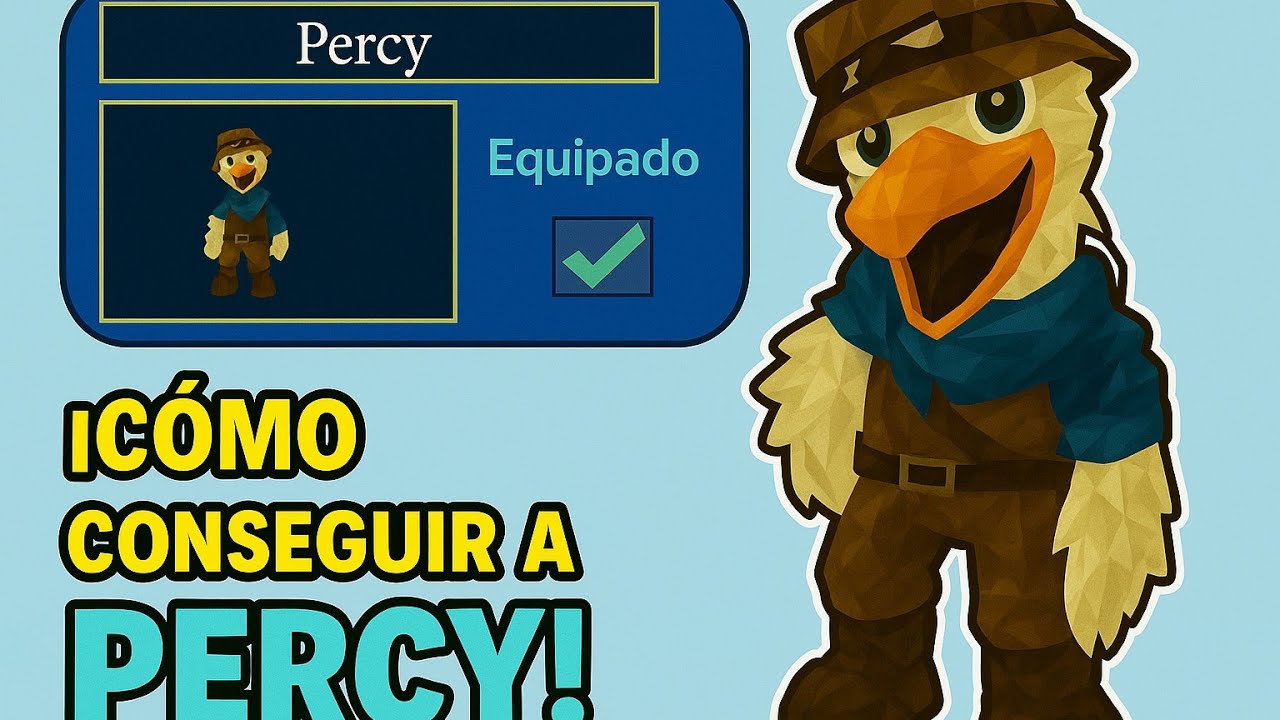 Como conseguir a Percy en Piggy facil y rápido - YouTube