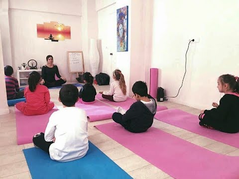 çocuk yoga sınıfımız / ilk ders