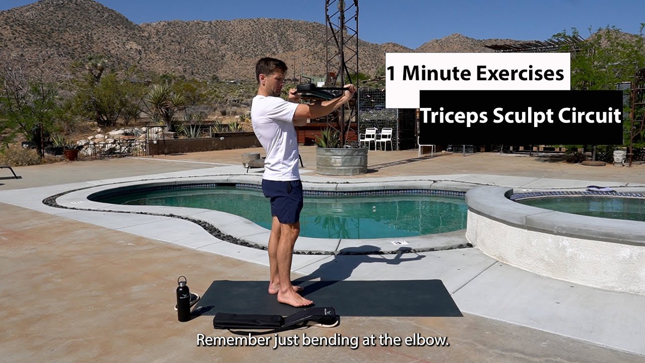 1 Minute Exercises: The Ultimate Tricep Superset Workout | Sculpt and ...