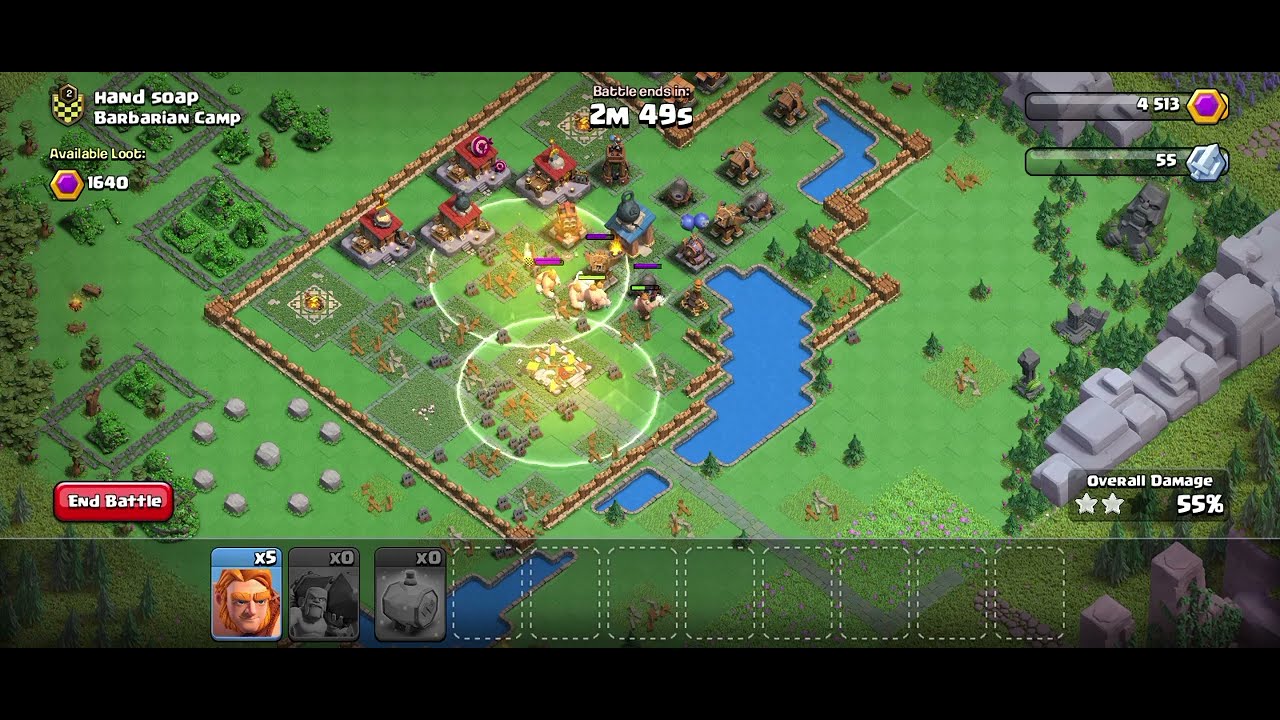 Barbarian cleif Attack [part 2] Raid weekend - YouTube