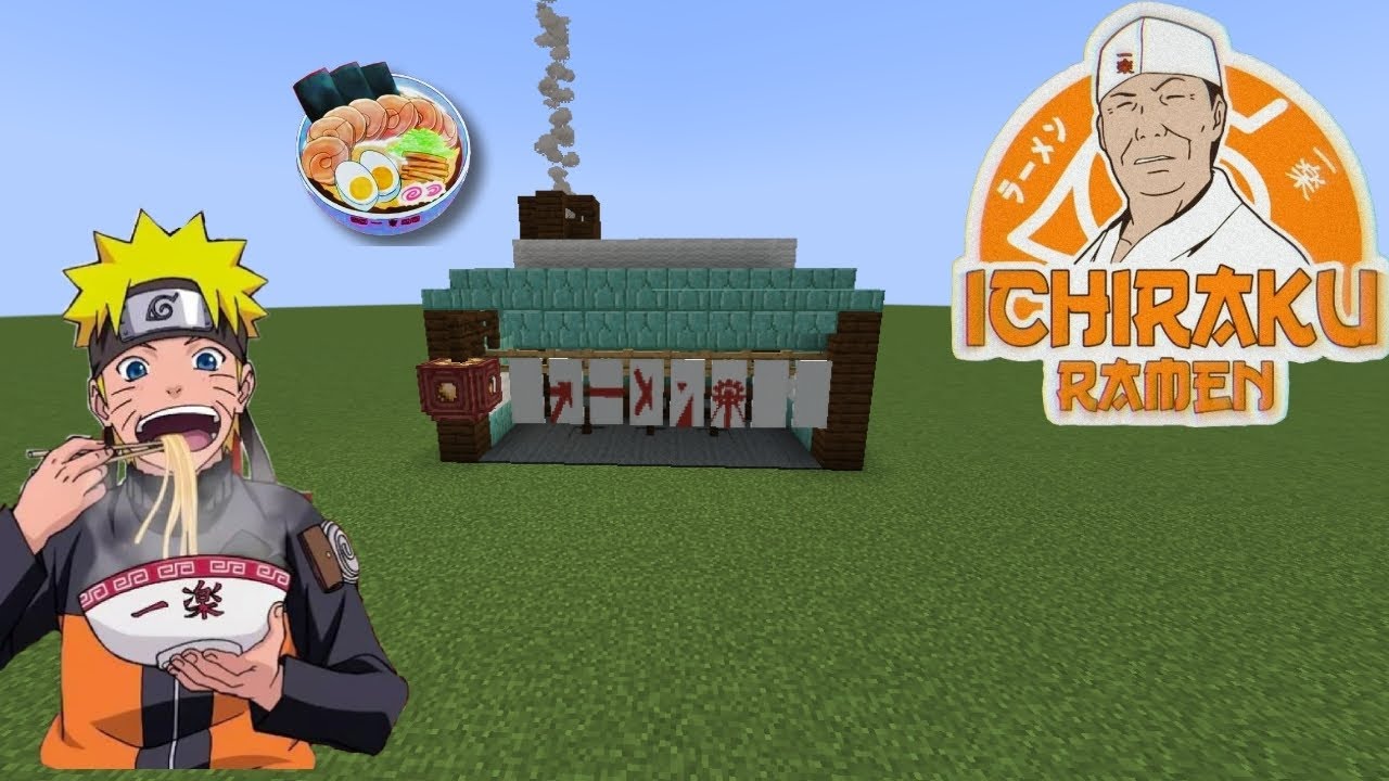 How to make Naruto ichiraku ramen in Minecraft | #Note_Racer_Yt - YouTube