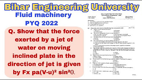 Fluid machinery pyq playlist || BEU PYQ || AKU PYQ || mechanical branch @beu helper - YouTube