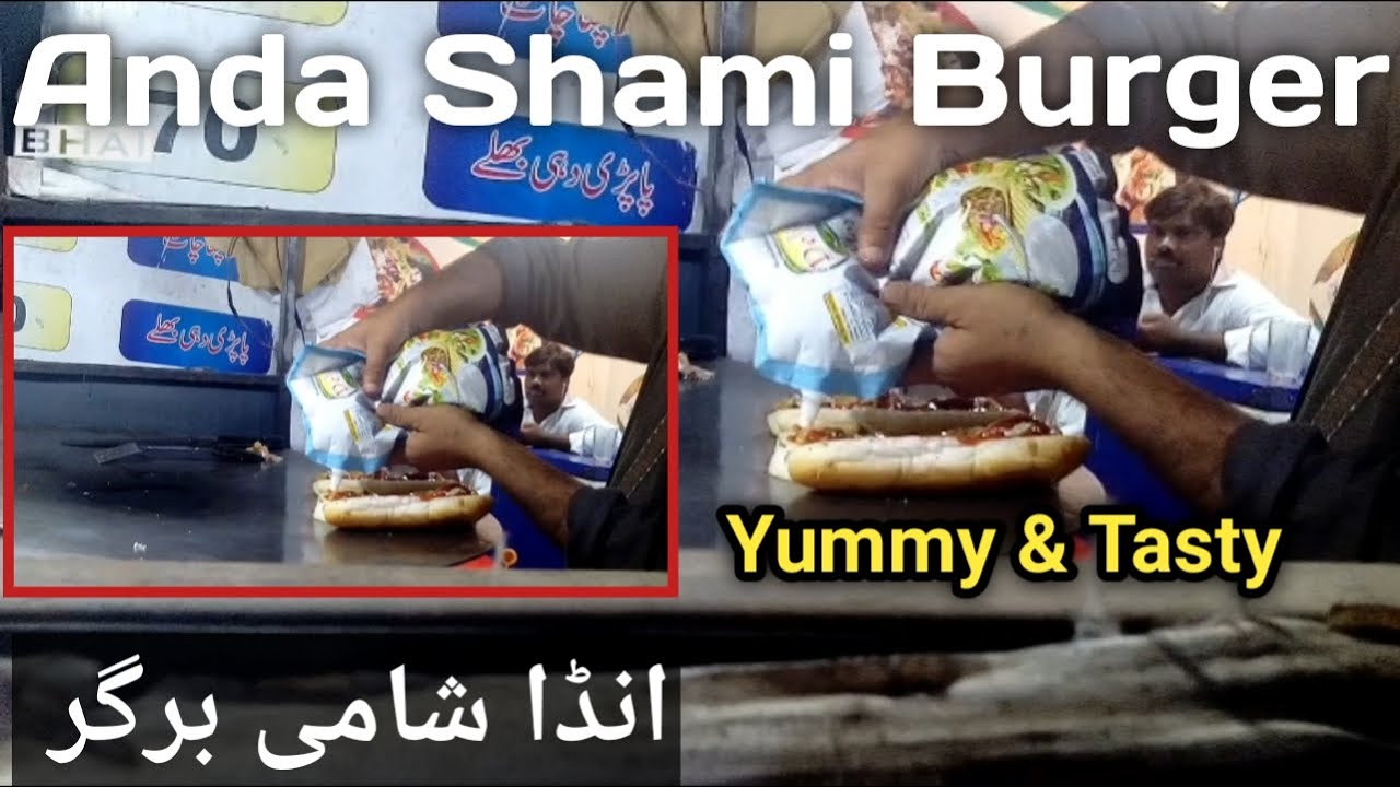 Anda Shami Burger | Special Egg Shami Burger |Famous Double Anda Bun ...