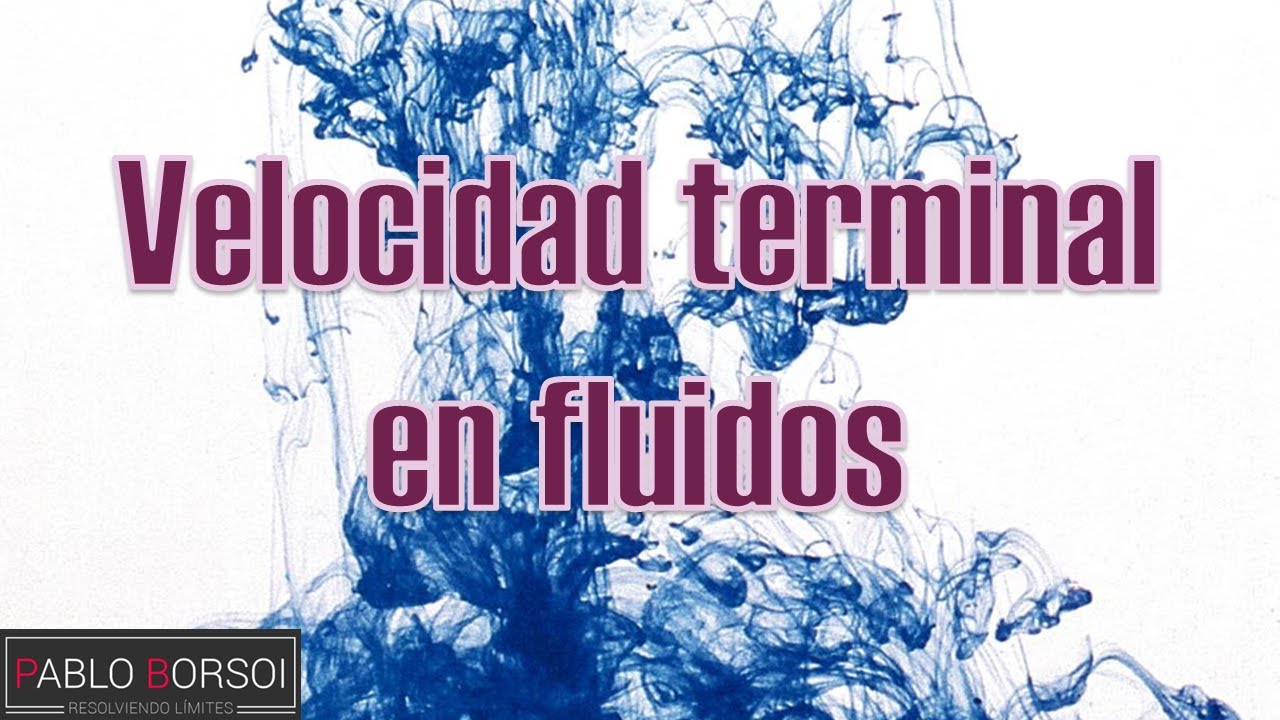 Cómo calcular la velocidad terminal de un objeto en un fluido - YouTube
