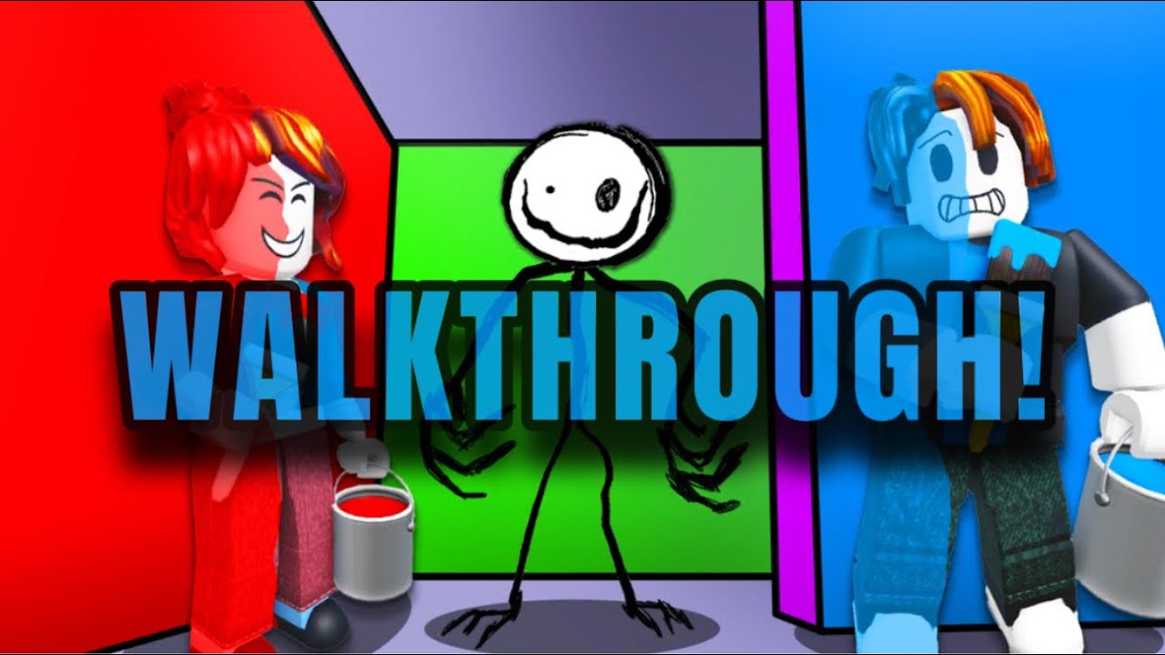 ROBLOX chapter 1 COLOR OR DIE! Complete walkthrough - YouTube