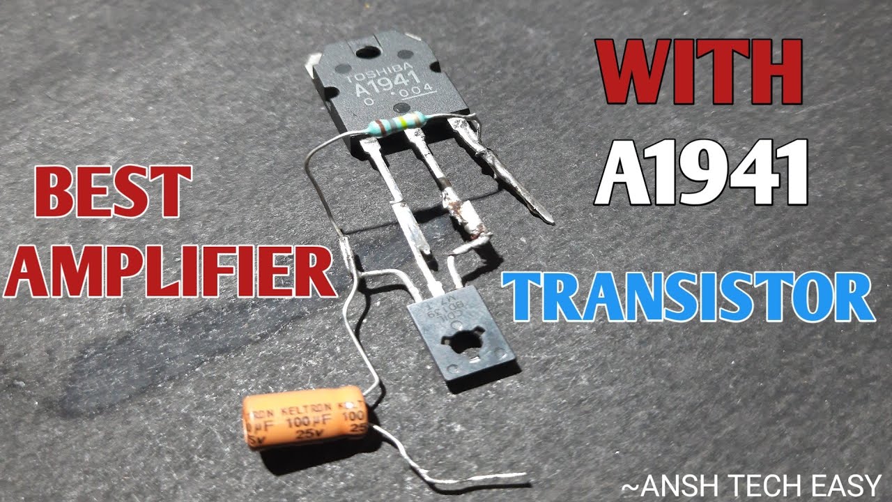 Best amplifier with A1941 Transistor || Amplifier || Powerful Amplifier ...
