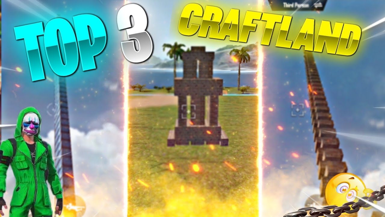 FREE FIRE TOP 3 CRAFTLAND MAPS || FREEFIRE MAX BEST CRAFT LAND MAP ...