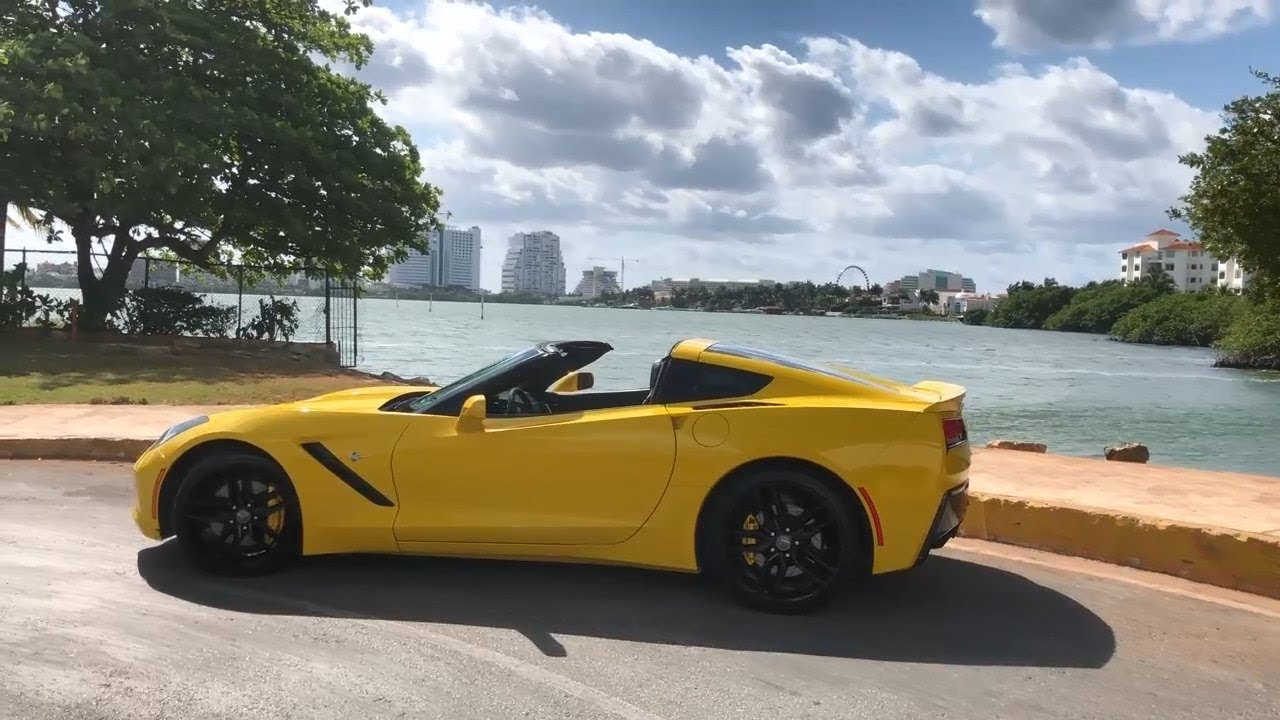 Corvette Stingray Mexico Cancun - YouTube
