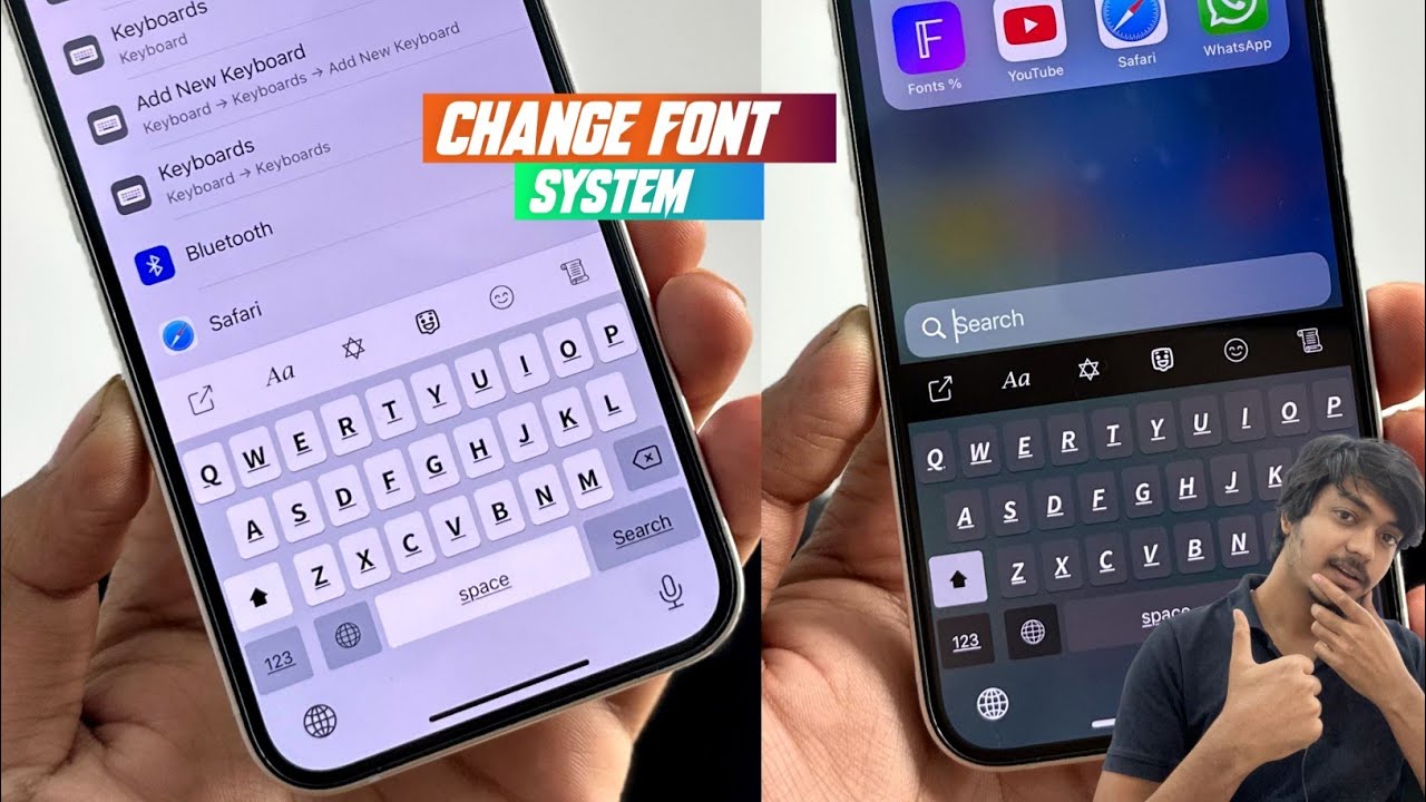 How To Change Font Style in iPhone ( Any iPhone ) | How To Change Font ...