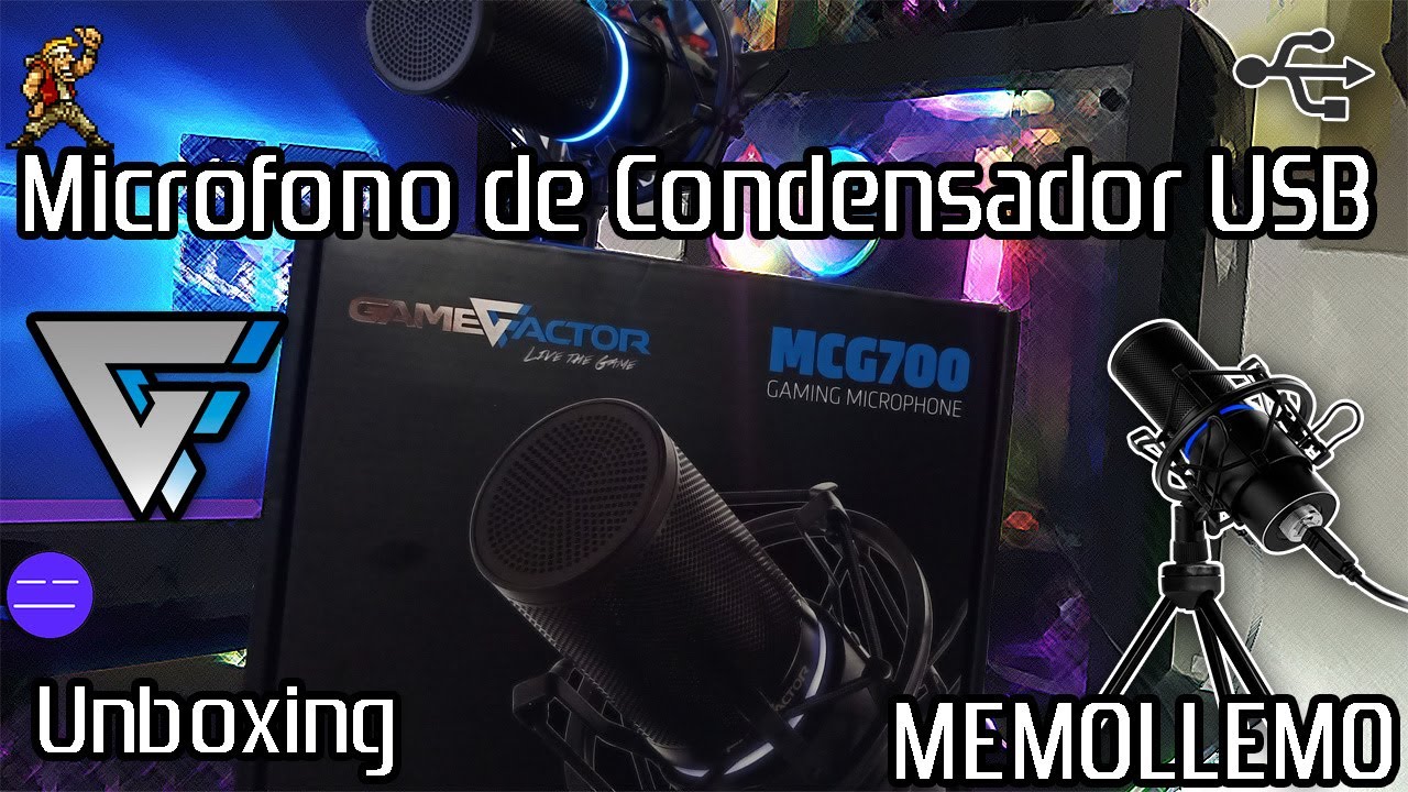Micrófono de Calidad Profesional Gamefactor MCG700 - YouTube
