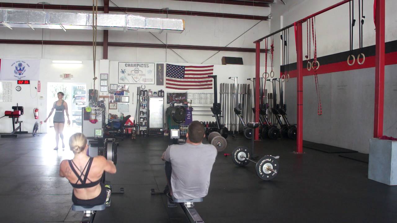 Jim Denofa and Tracy Rankin Wodapalooza Qualifier WOD 7 - YouTube