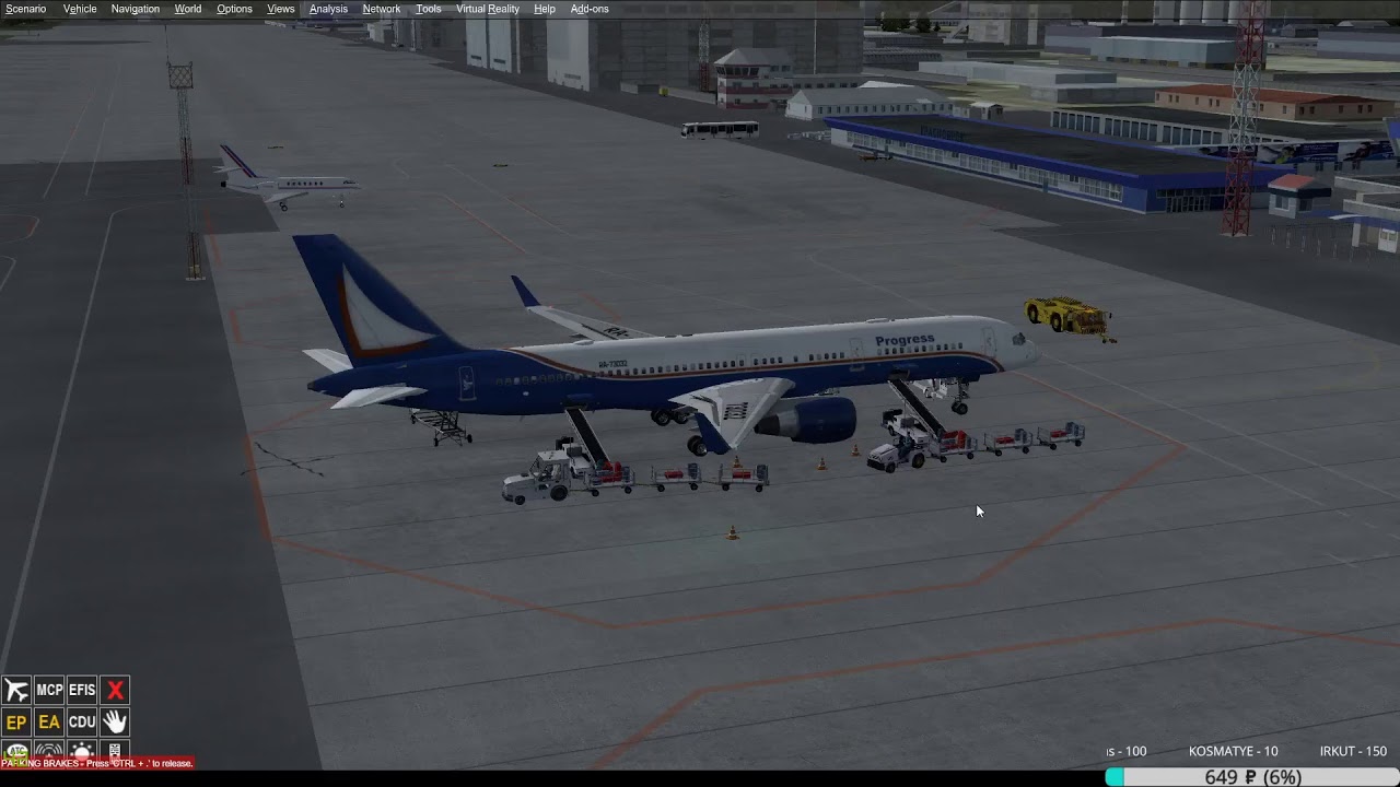 Prepar3D v4 Б - 757-200 Питер - Красноярск - YouTube