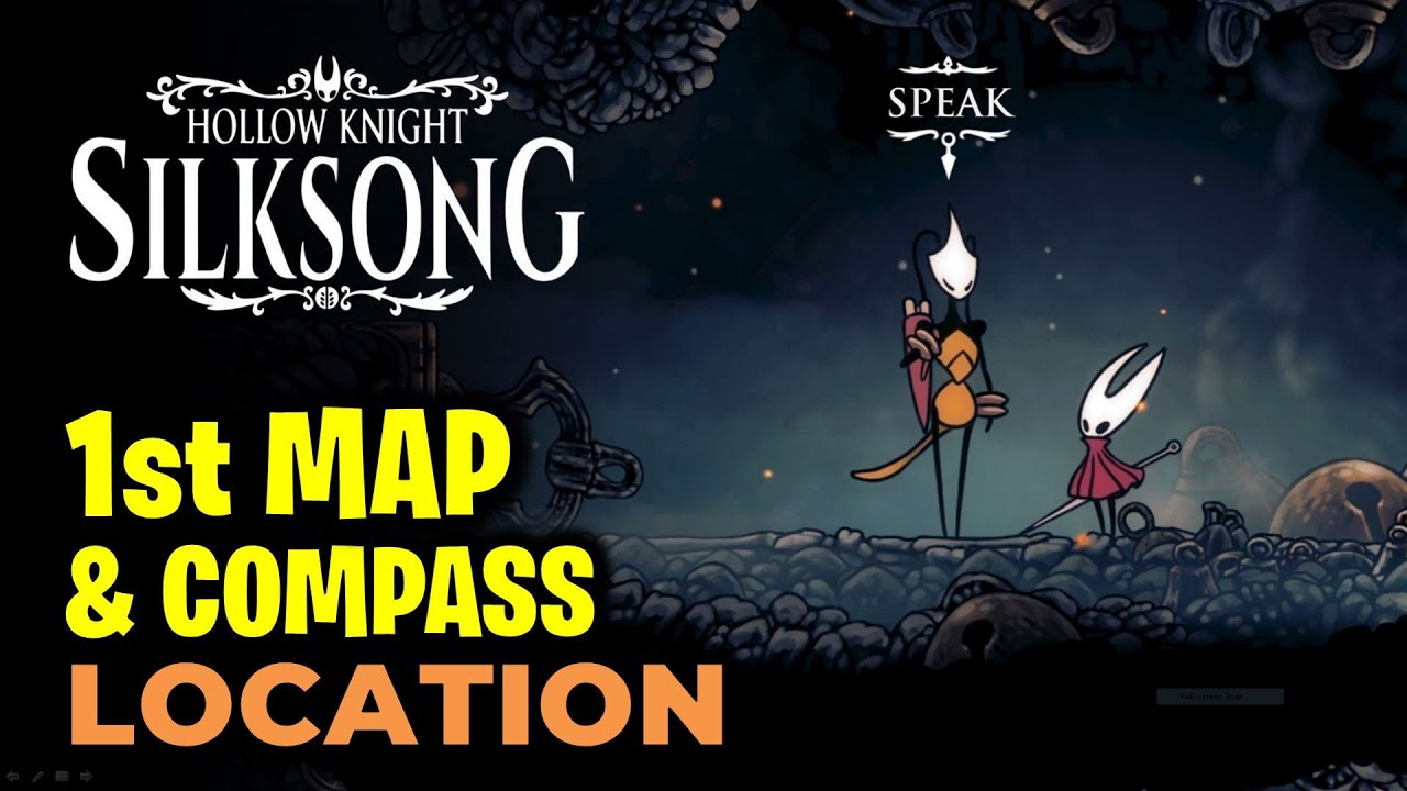 Maps (Mosslands & The Marrow) and Compass Location | Hollow Knight ...