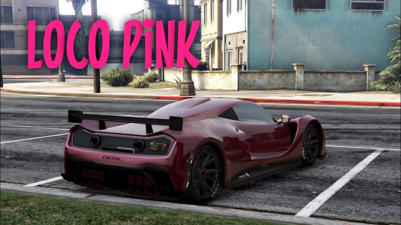 Gta 5 Online - Loco Pink (Modded Crew Color) - YouTube