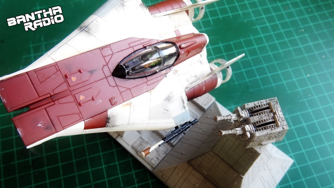 A Wing 1:72 Bandai Kit Star Wars timelapse - YouTube