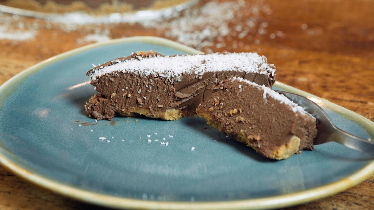 VEGAN CHOCOLATE CHEESE CAKE - VEGAN HIPPO - YouTube