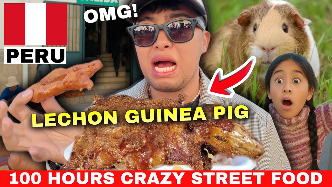 TRYING THE CRAZY STREET FOOD OF PERU 🇵🇪 - YouTube